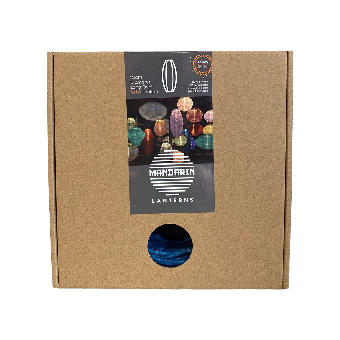 Noma Solar Garden Lighting Oval Lanterns | Speyside Store